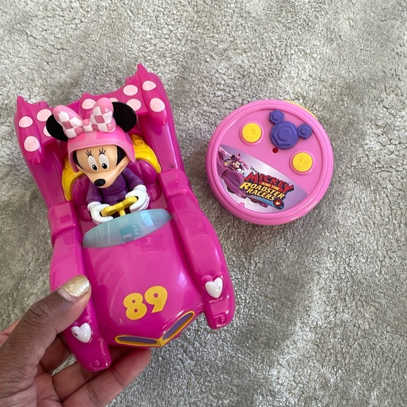 Disney | Toys | Minnie Mouse Roadster Racer Remote Control Car | Poshmark